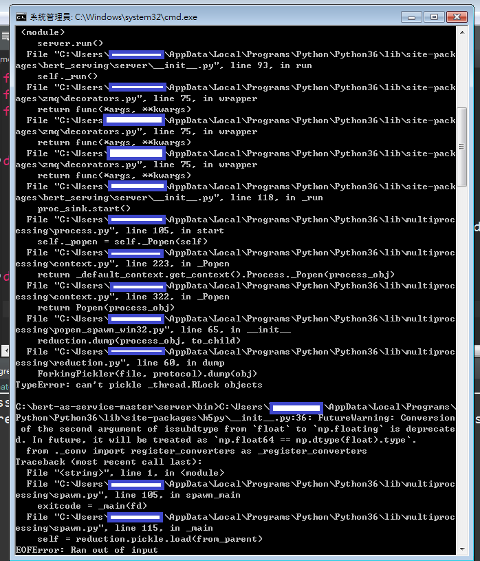 Error start the server · Issue #138 · jina-ai/clip-as-service · GitHub