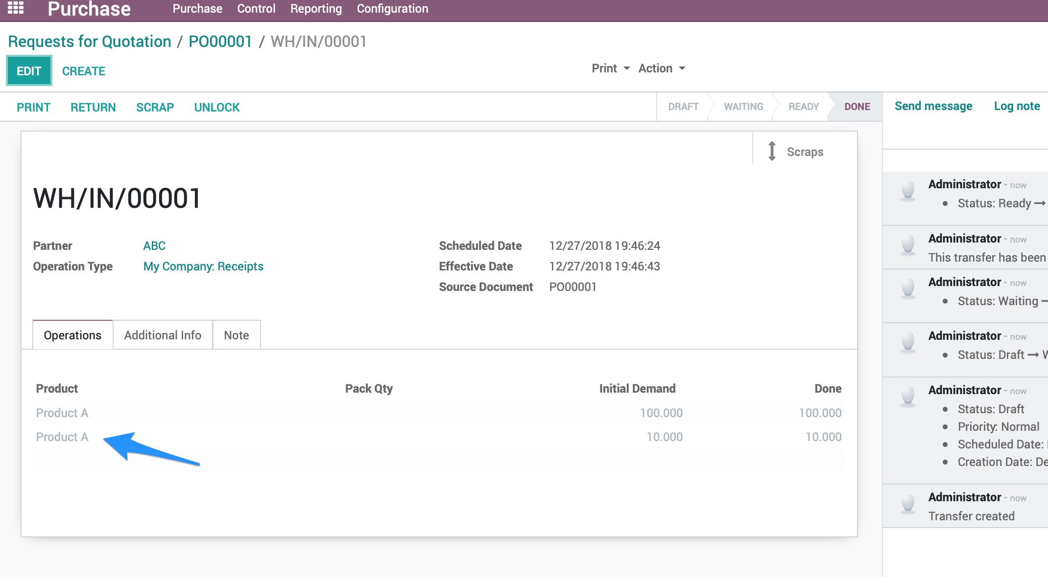 Scraped moves shouldn't be associated with the picking · Issue #29784 · odoo/odoo · GitHub