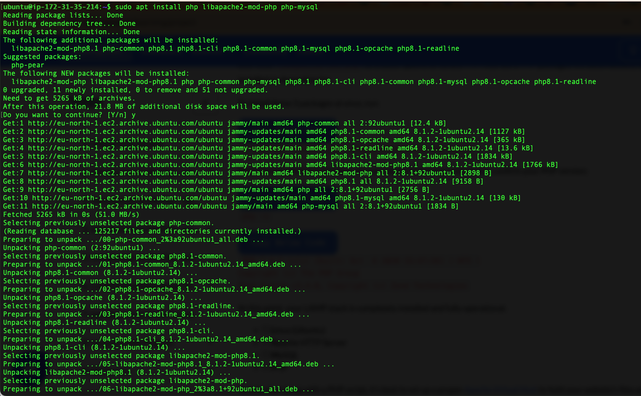 GitHub - AndromedaIsComingg/Lamp-Stack-Implementation: Project 3
