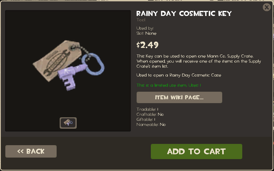 [TF2] Missing Flags for the Rainy Day Cosmetic Key Backpack Icon ...