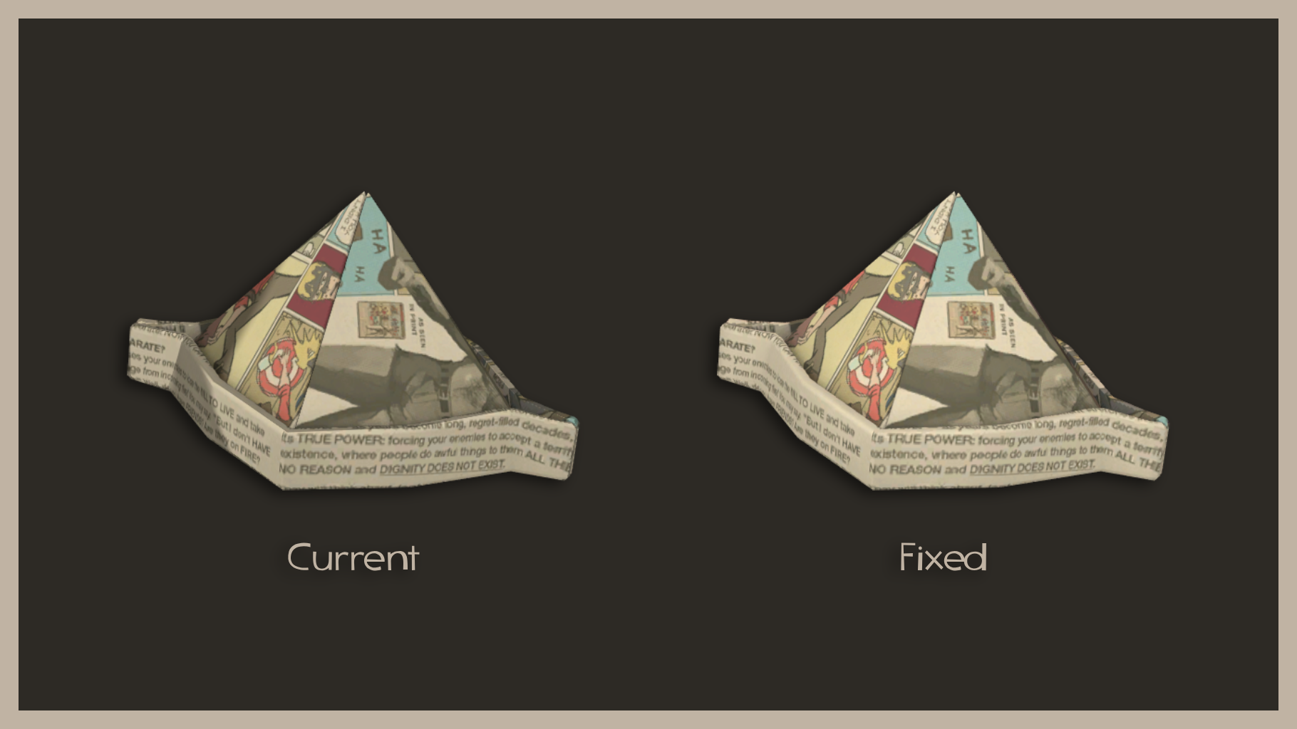 [TF2] Missing Phong for the Manniversary Paper Hat · Issue #5130 ...