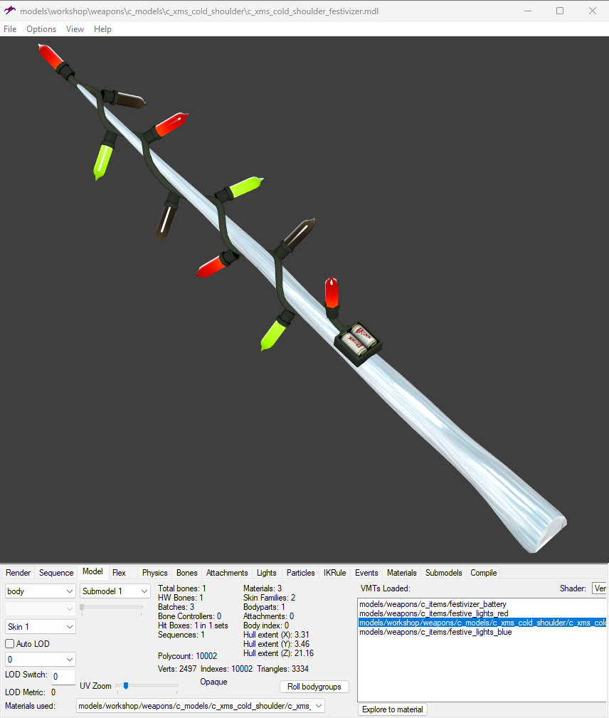 [TF2] Duplicate Spycicle model rendered when Festivizer is applied. · Issue #5165 ...