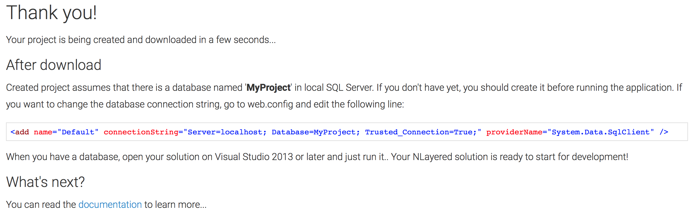 Outdated instructions on website after creating template · Issue #2757 · aspnetboilerplate ...