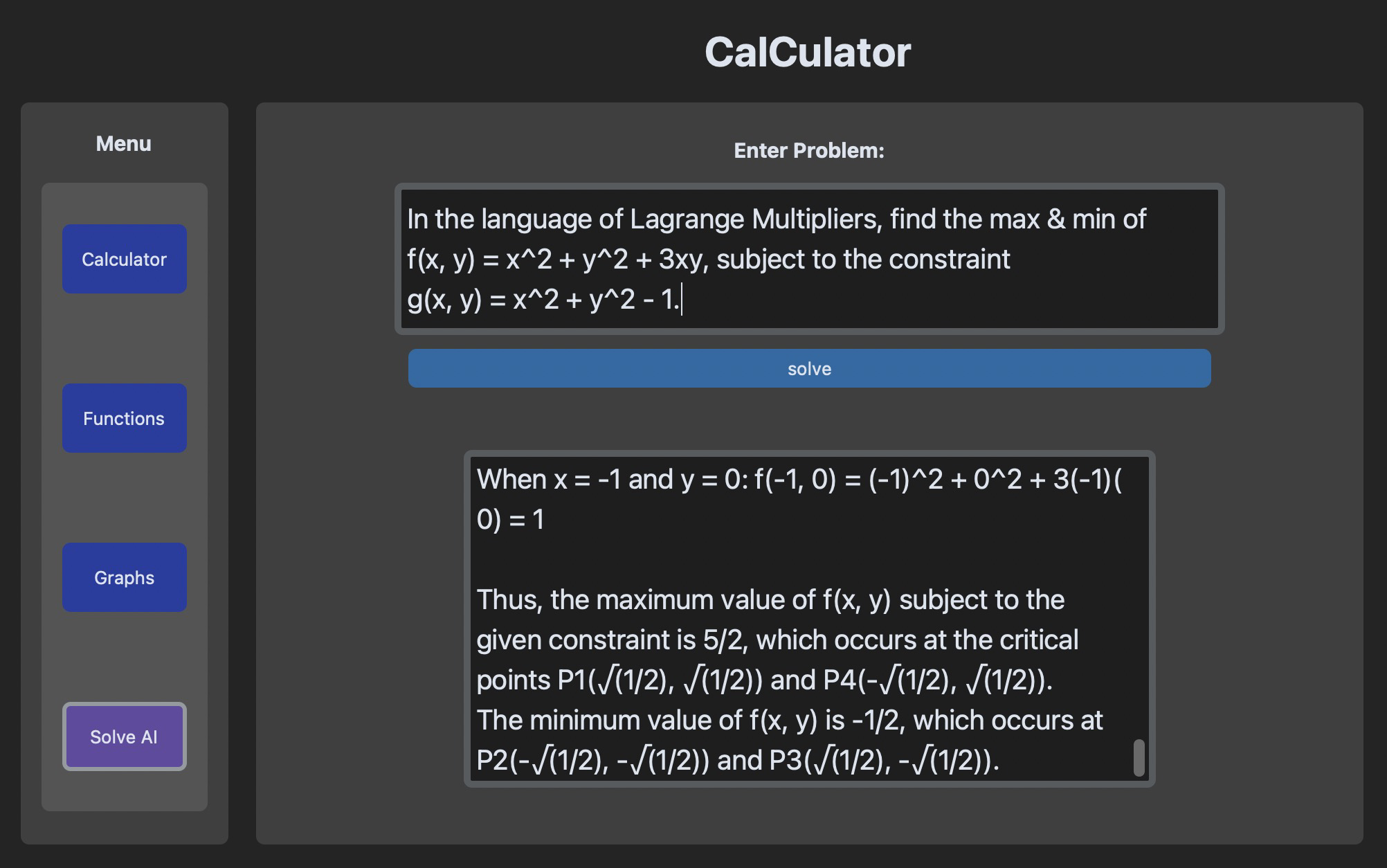 GitHub - brmattos/CalCulator: calculator with modern gui for calculus evaluations