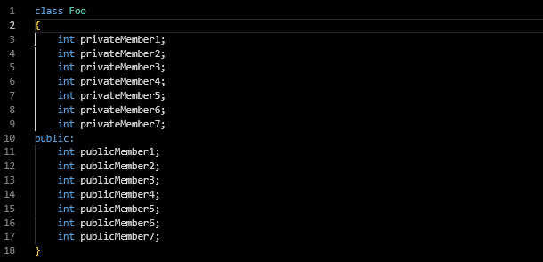 Editor Indent Guide ends when reaching any text · Issue #166707 · microsoft/vscode · GitHub