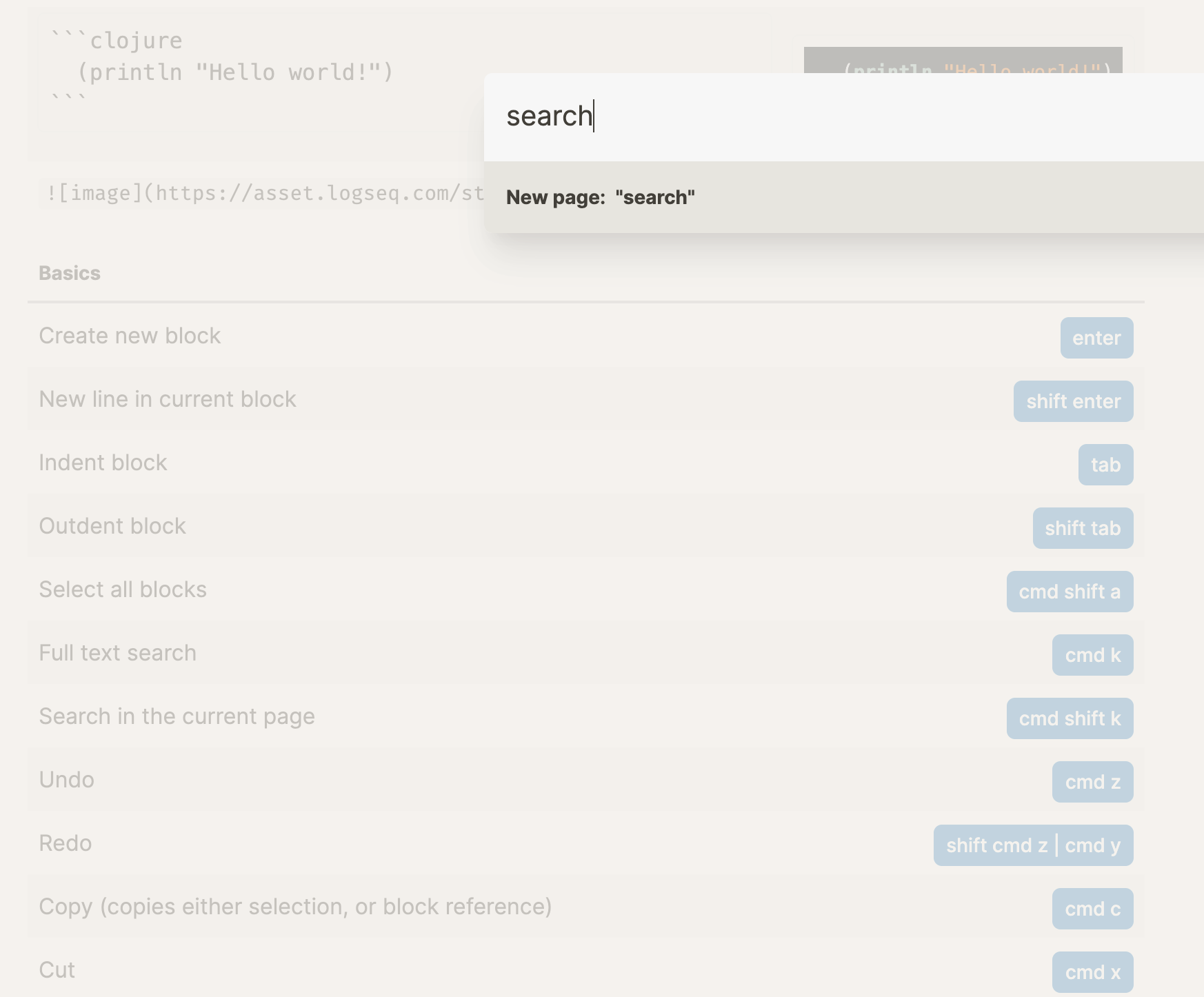 Searching and Block referencing do not find existing word (images below) · Issue #3352 · logseq ...