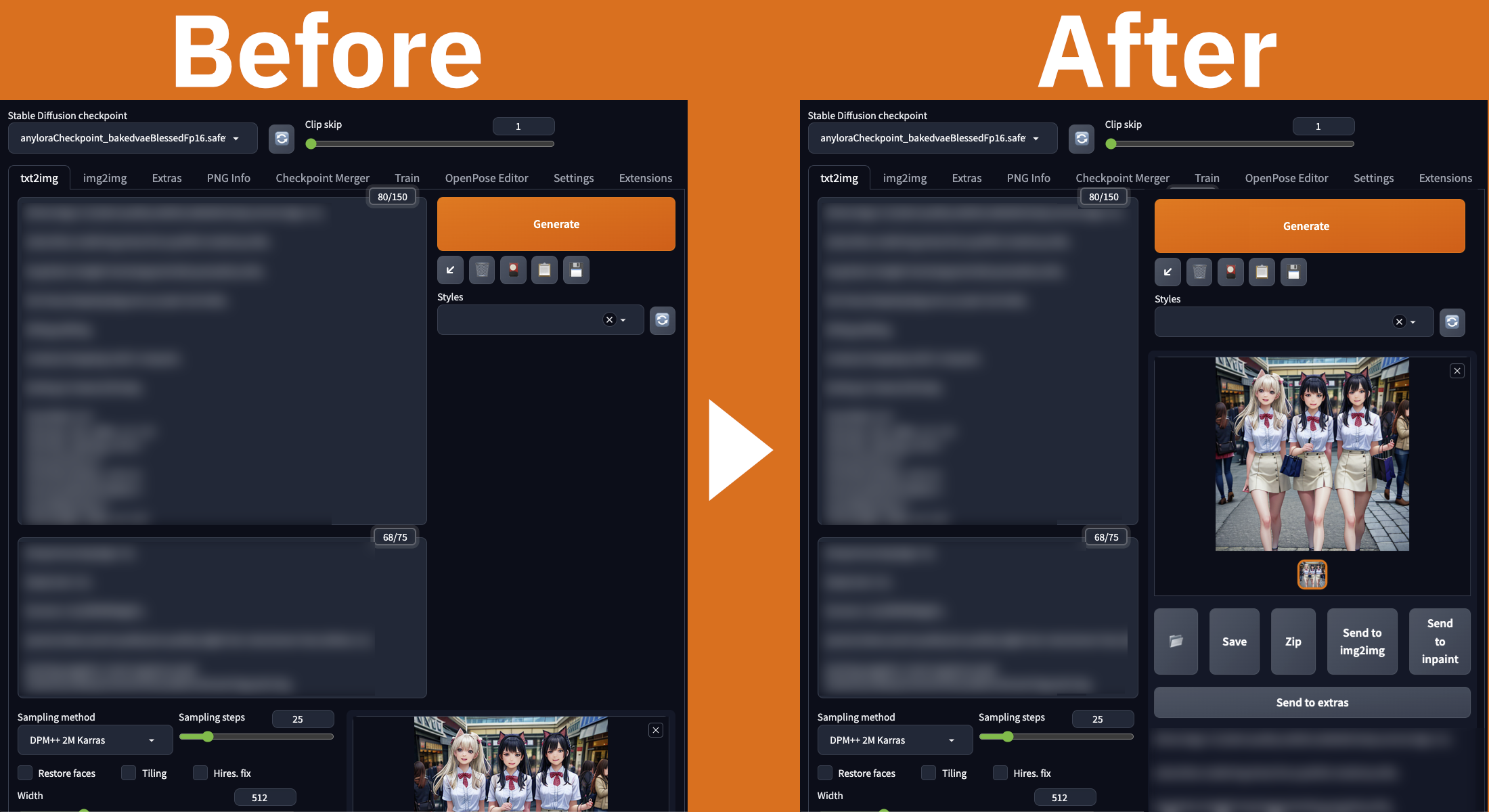 [Feature Request]: Align the prompt column with the setting column · Issue #12681 ...