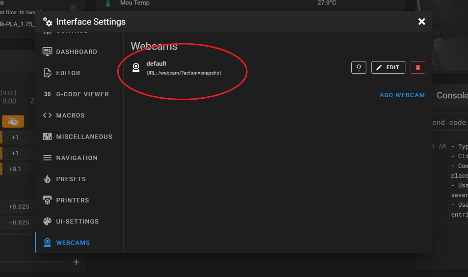 Camera with Mailsail? · Issue #3 · CrealityOfficial/K1_Series_Annex · GitHub