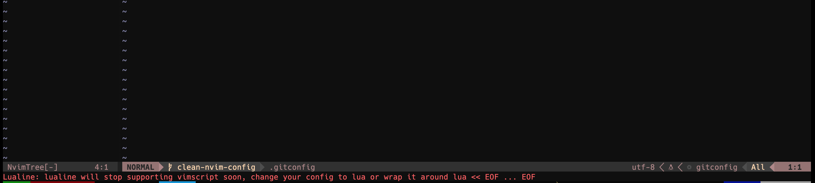 Bug: Neovim does not show the lualine · Issue #230 · nvim-lualine/lualine.nvim · GitHub