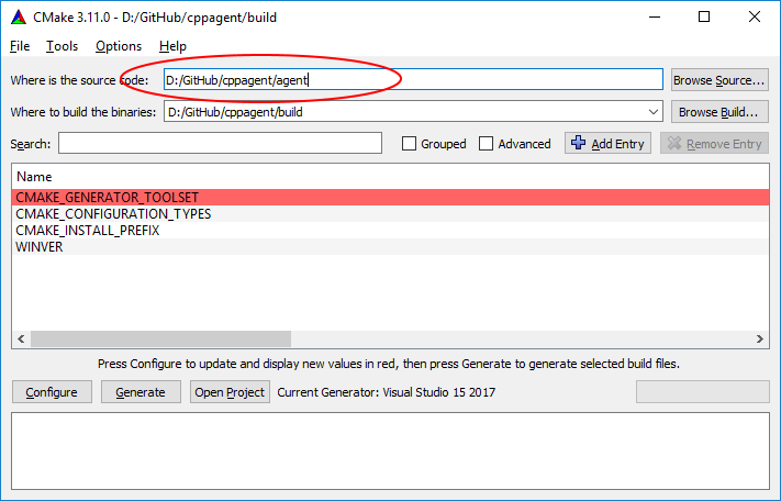 CMake Error · Issue #63 · mtconnect/cppagent · GitHub