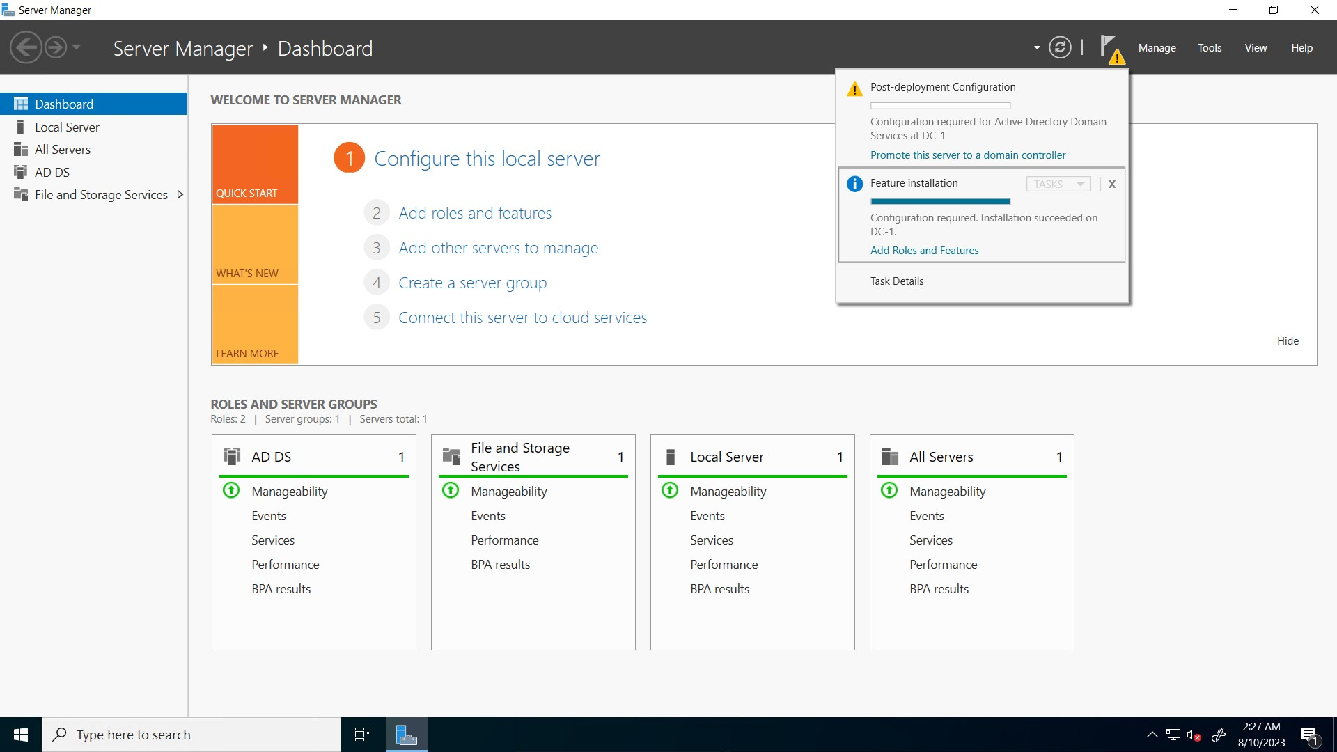 GitHub - Marcus-Pearce/AD-Installation-Config