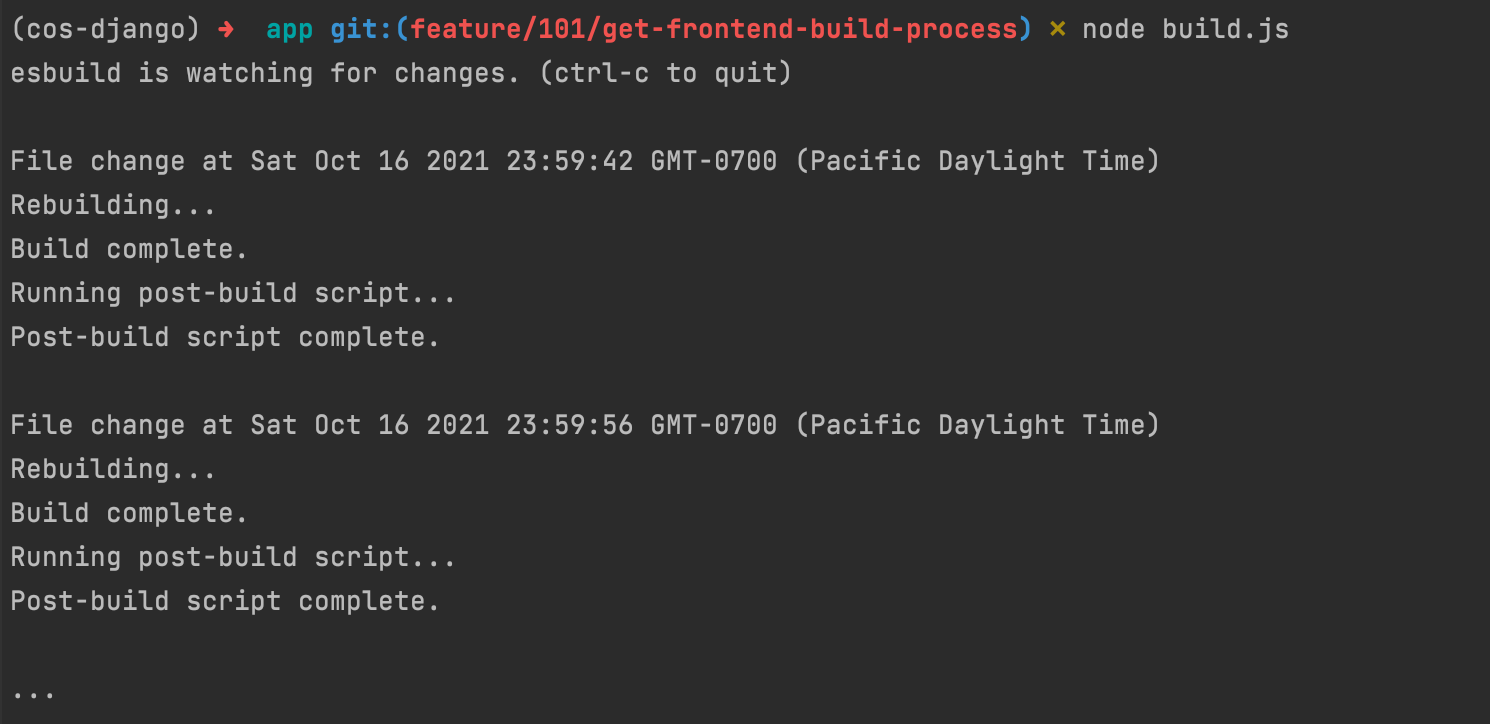 Running postbuild script using `watch` in the JavaScript API · Issue #1688 · evanw/esbuild · GitHub