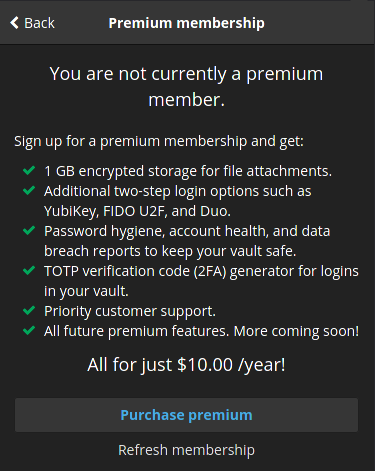 Says I'm not an active premium member when on a organisation's ...