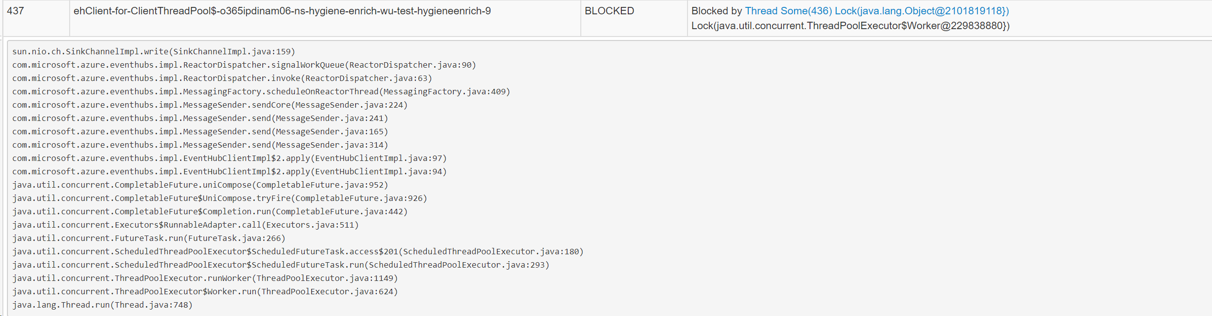 Writing To Eventhub Just Stops And Job Hangs · Issue 469 · Azure Azure Event Hubs Spark · Github