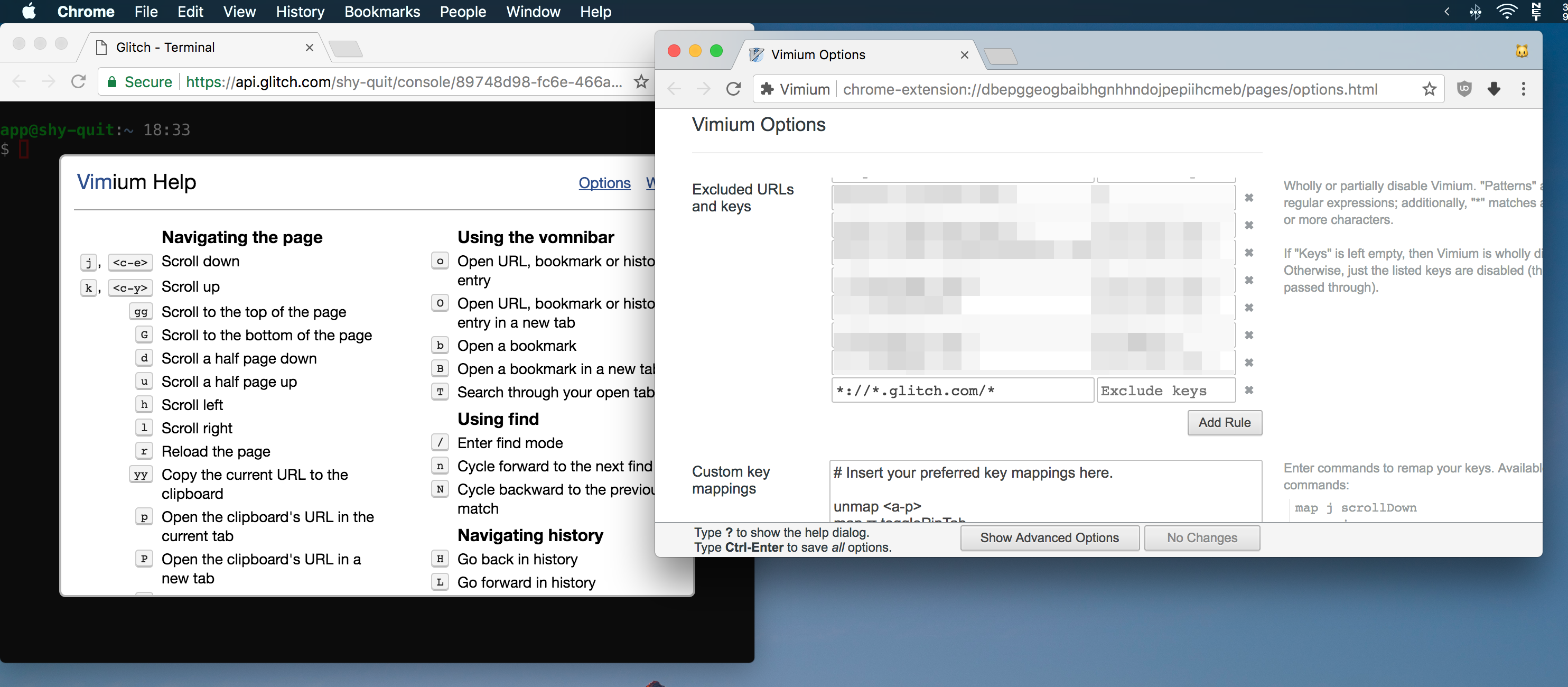 Issues with Minimal Winow · Issue #2562 · philc/vimium · GitHub
