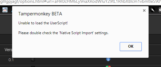 TM (beta) lists side-loaded theme in the script manager · Issue #426 · Tampermonkey/tampermonkey ...