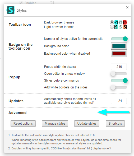 Chrome: Popup border · Issue #226 · openstyles/stylus · GitHub