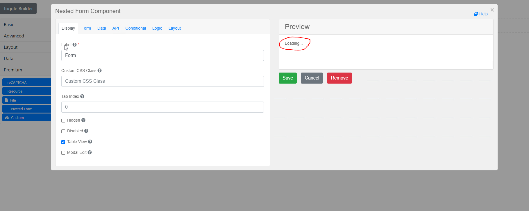 [question] How To Get The Preview Value In The Edit Modal · Issue 948 · Formio Angular · Github