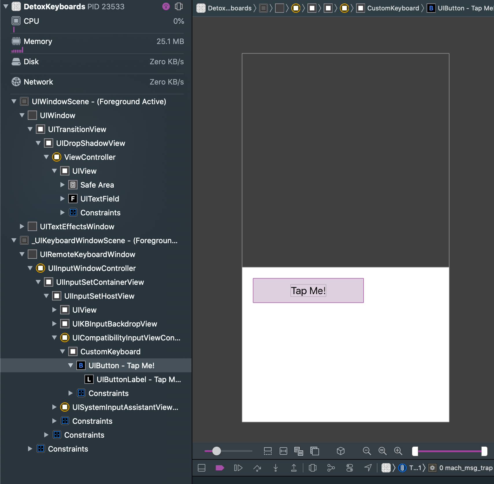 Custom keyboard elements are never visible · Issue #2754 · wix/Detox · GitHub