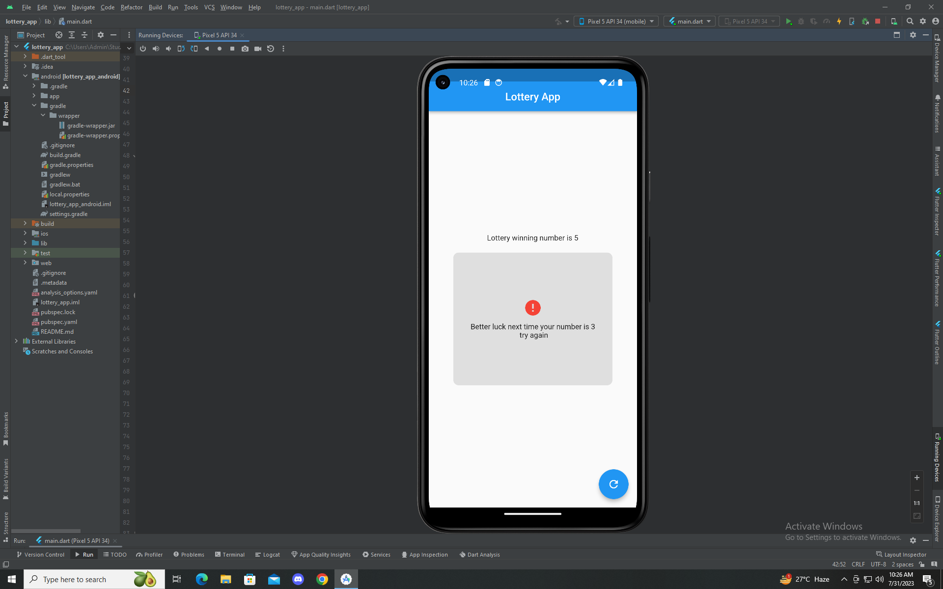 GitHub - osamullah420/LotteryApp-flutter: "An intuitive lottery app that allows users to ...