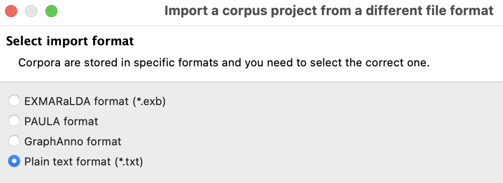 Importing corpus as text (*.txt) also imports non-txt files · Issue #421 · hexatomic/hexatomic ...