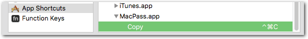 cmd-c to copy password of selected entry · Issue #749 · MacPass/MacPass · GitHub