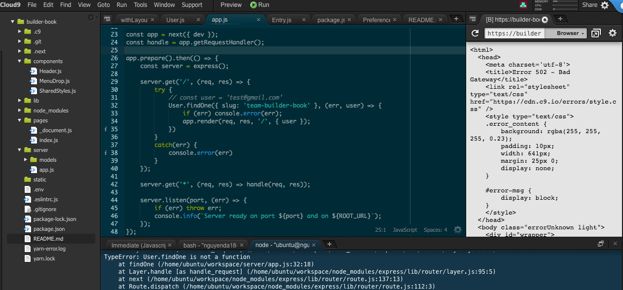 Mongoose Connectivity Issue (export/import without babel) · Issue #93 · async-labs/builderbook ...