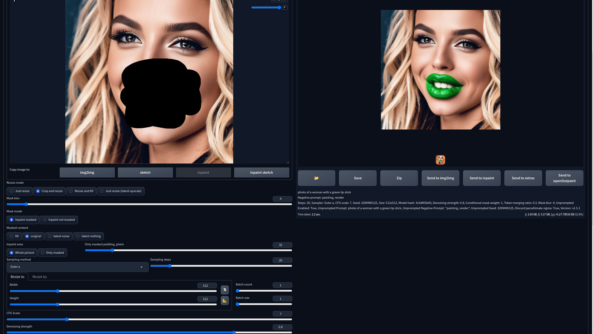 Inpainting models barely apply any change even at denoise 1 · Issue #1186 · comfyanonymous ...