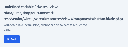 Undefined variable $classes · Issue #229 · wireui/wireui · GitHub