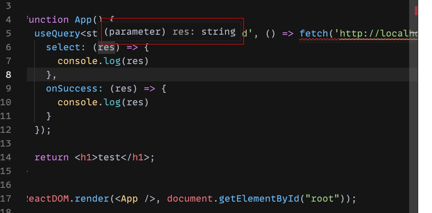 Selector argument type · Issue #1563 · TanStack/query · GitHub