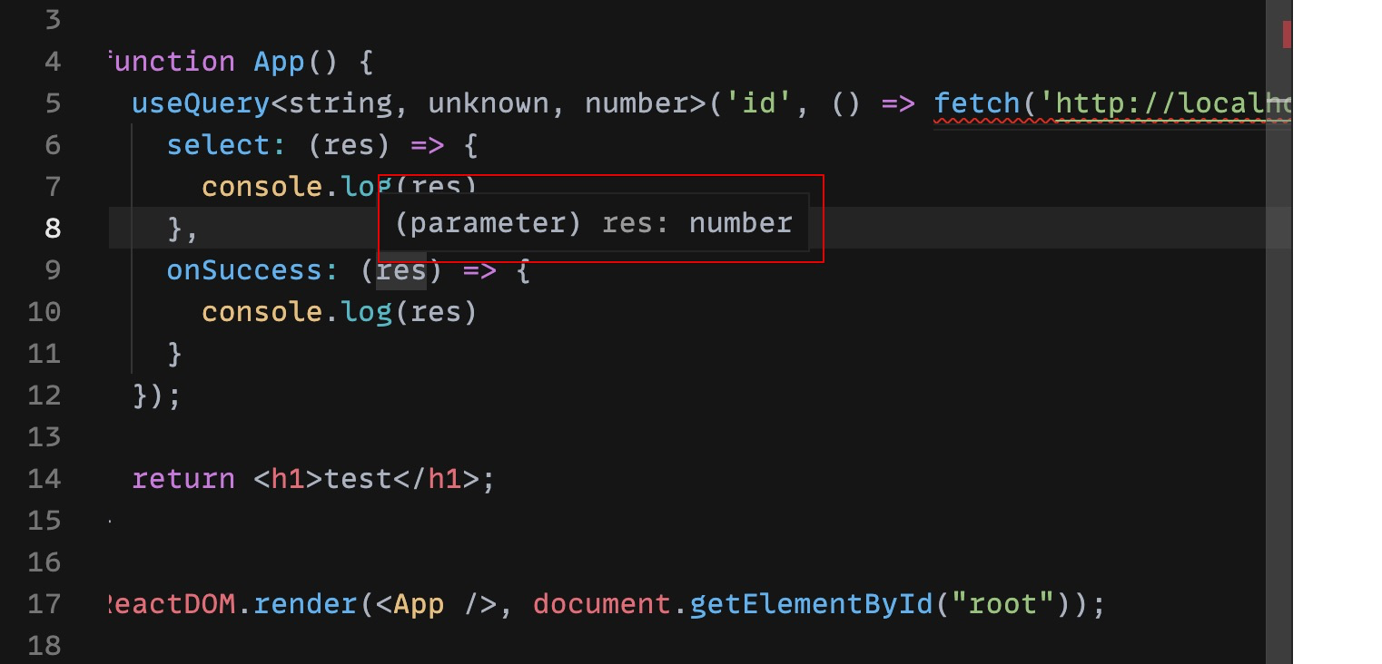 Selector argument type · Issue #1563 · TanStack/query · GitHub
