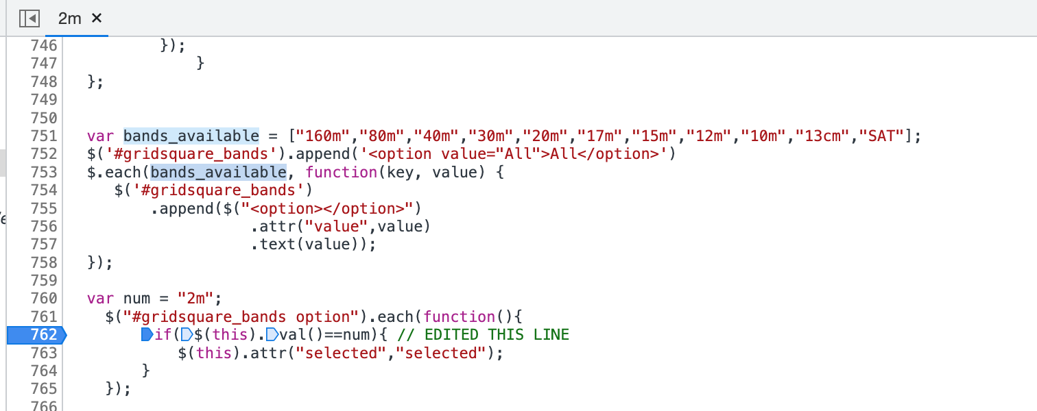 Bug: Gridsquare Analytics is not aware of Band at the 1st usage · Issue #1811 · magicbug ...