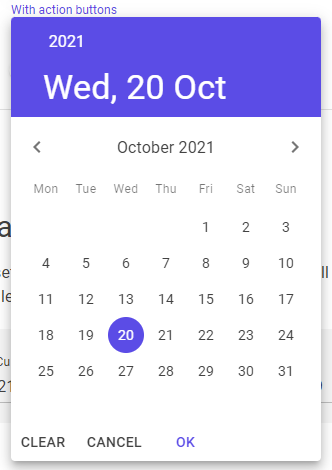 MudDatePicker - PickerActions lost styling · Issue #3102 · MudBlazor/MudBlazor · GitHub