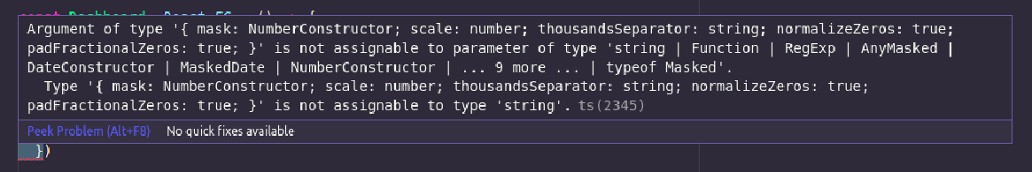 TypeError when creating a pipe · Issue #438 · uNmAnNeR/imaskjs · GitHub