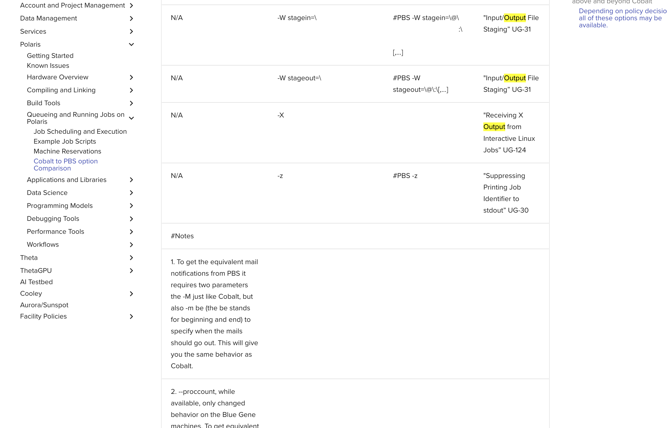Formatting Issue With Cobalt Pbs Table · Issue 144 · Argonne Lcf User Guides · Github