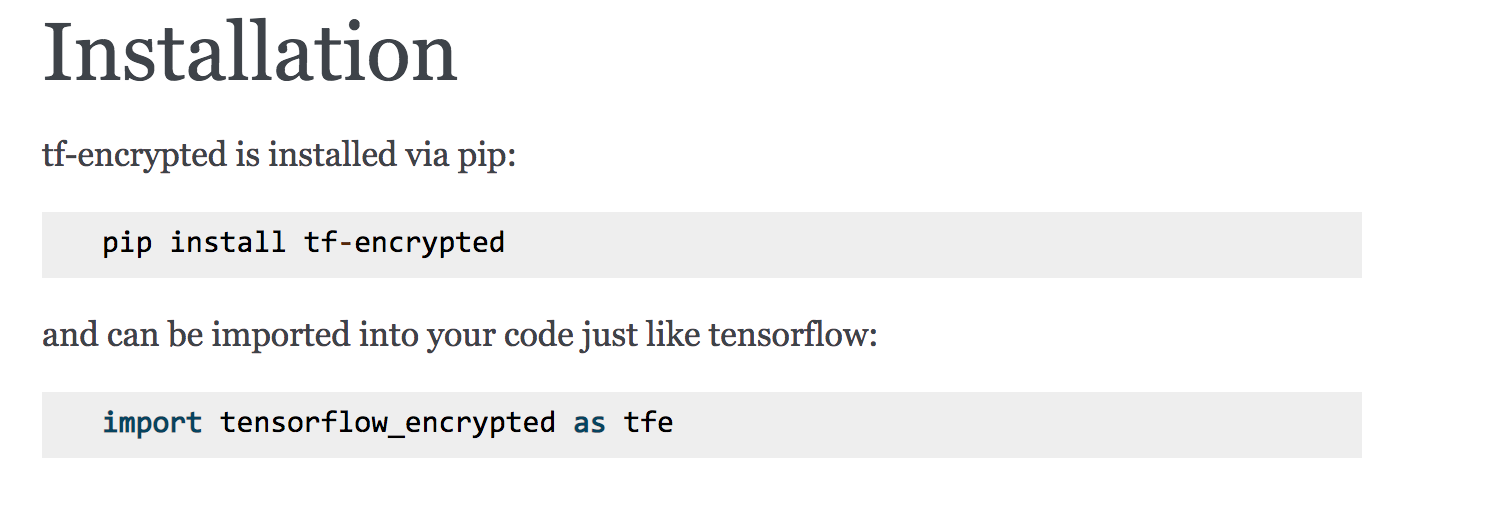 Guides and API Documentation · Issue #123 · tf-encrypted/tf-encrypted · GitHub
