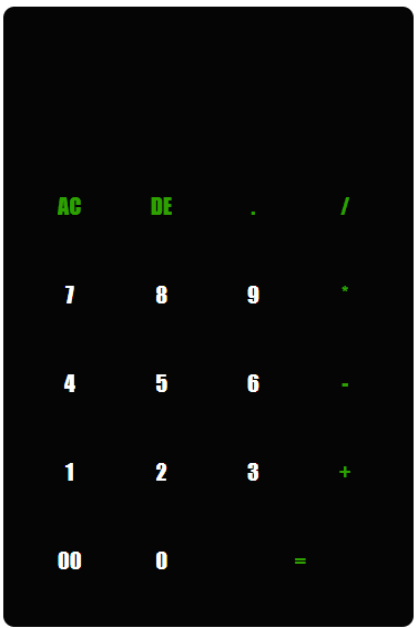 GitHub - biondanaweb/My-Calculator: Calculator created with HTML and CSS