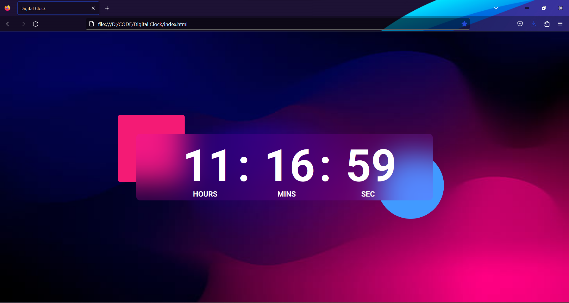 GitHub - geeekyvishal/Digital-Clock