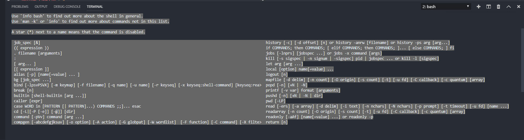 All text/input has background color in Integrated Terminal · Issue ...