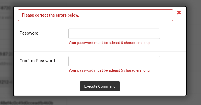 [feature] Send Command Allow Set Password To Empty · Issue 569 · Openwisp Openwisp Controller