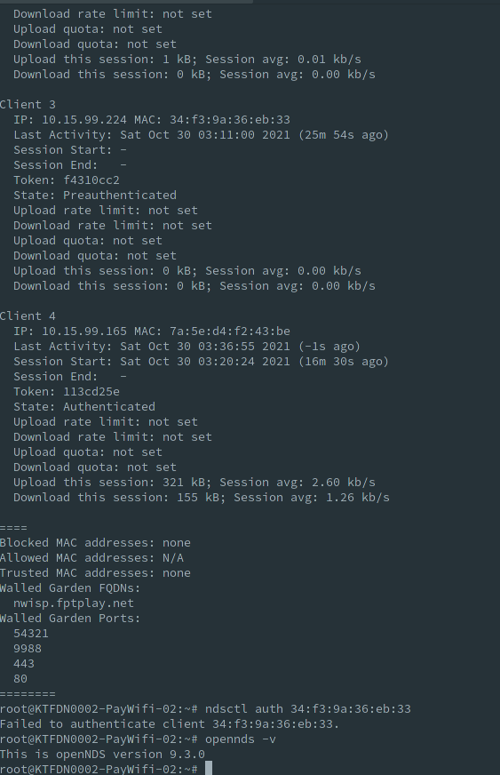 ndsctl failed to authenticate client for no apparent reason · Issue #256 · openNDS/openNDS · GitHub