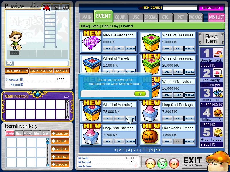 Cash Shop dc when try to buy something , ports open · Issue #4 · v3921358/LithiumREV96 · GitHub