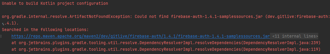 Missing Aar File In 1 4 0 Release · Issue 200 · Gitliveapp Firebase Kotlin Sdk · Github