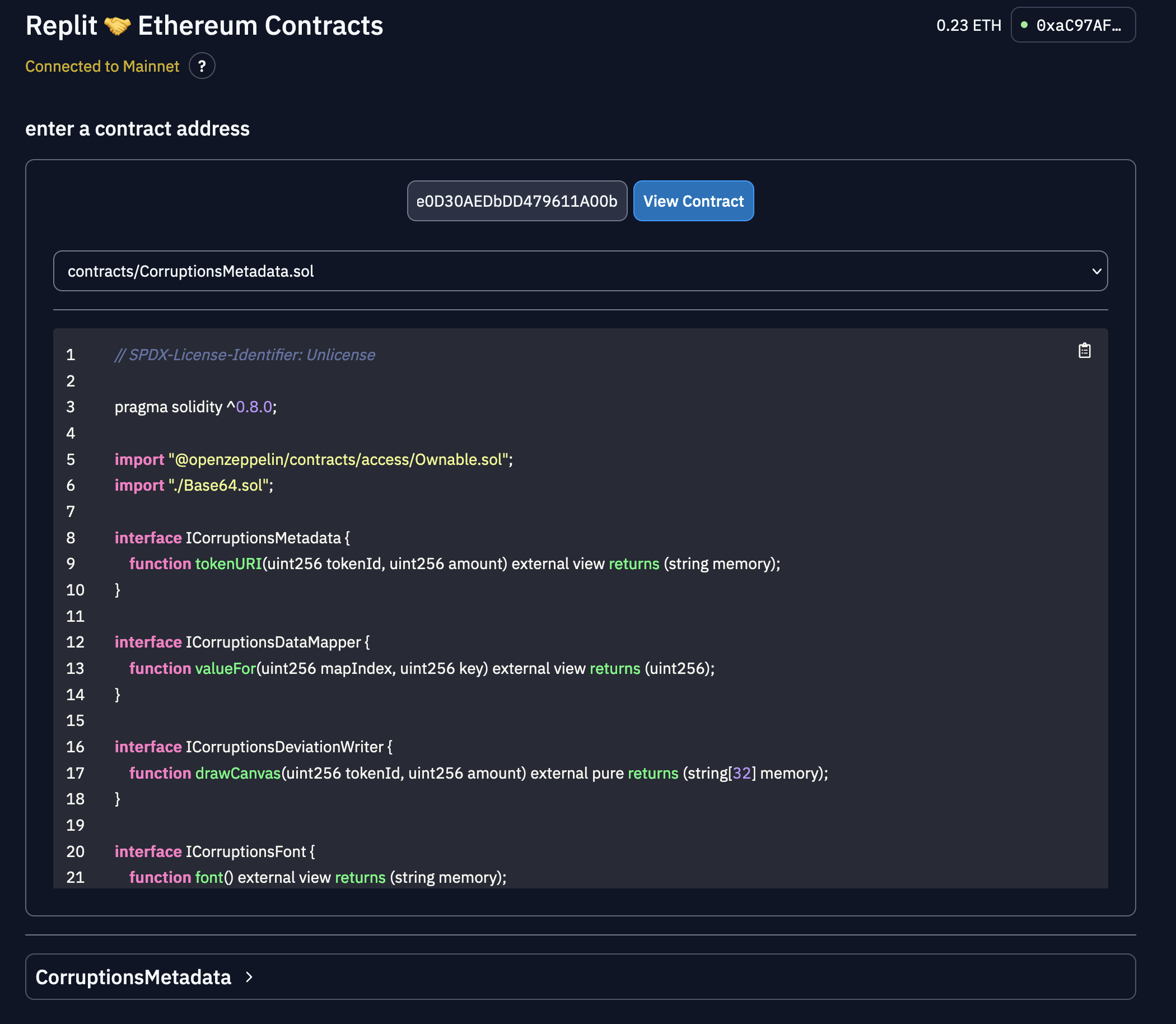GitHub - alecj1240/contracts: a smart contract reader built on replit