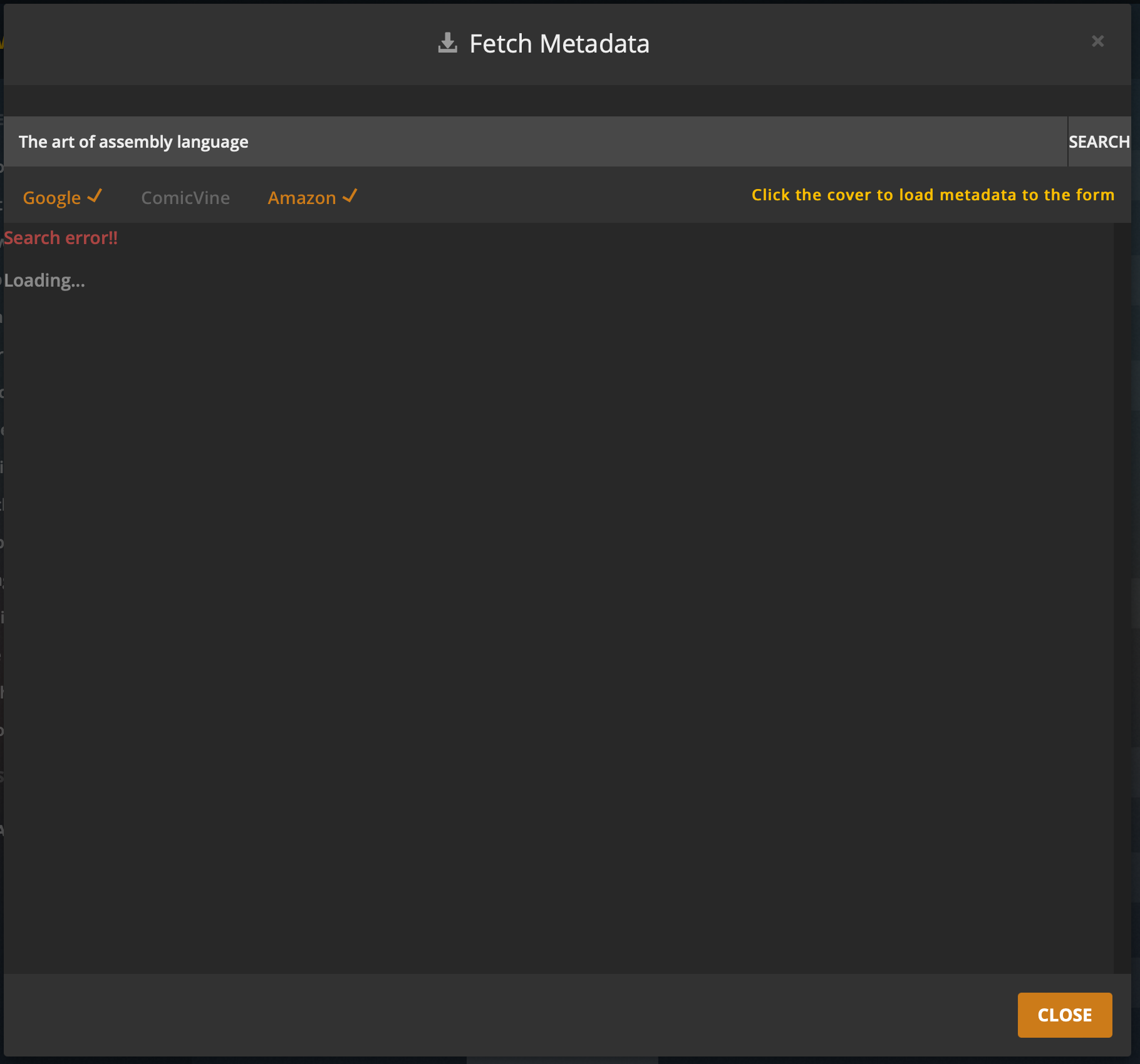 Cannot fetch book metadata from Amazon · Issue #2333 · janeczku/calibre ...