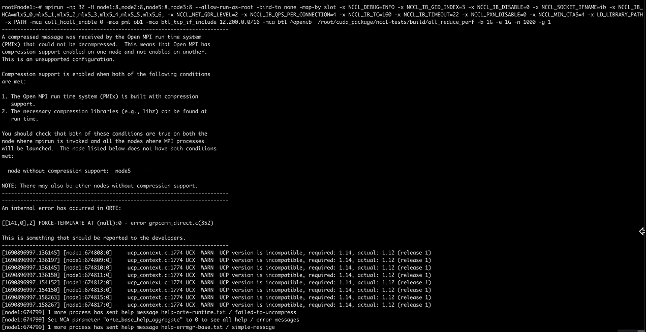 When I Am Running On Multiple Nodes I Can Get The Corresponding Results When Running On 3 Nodes