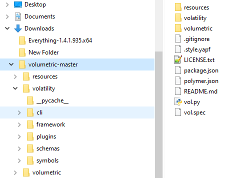 Volatility module must be installed manually rather than from pip · Issue #1 ...