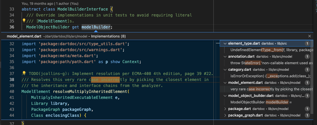 Go to Implementations on a getter gives random-looking results · Issue #4531 · Dart-Code/Dart ...