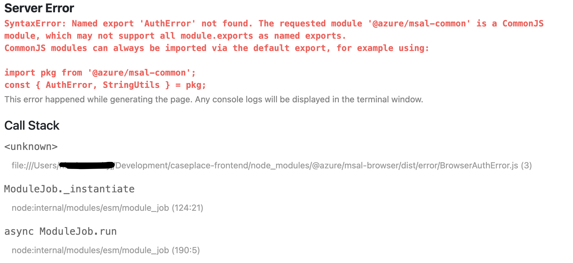Using Msal Browser Runtime Error · Issue 6317 · Azureadmicrosoft Authentication Library For Js 