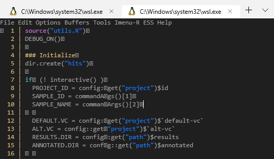 Unwanted characters printed when scrolling over non-alphanumeric characters when using tmux and ...